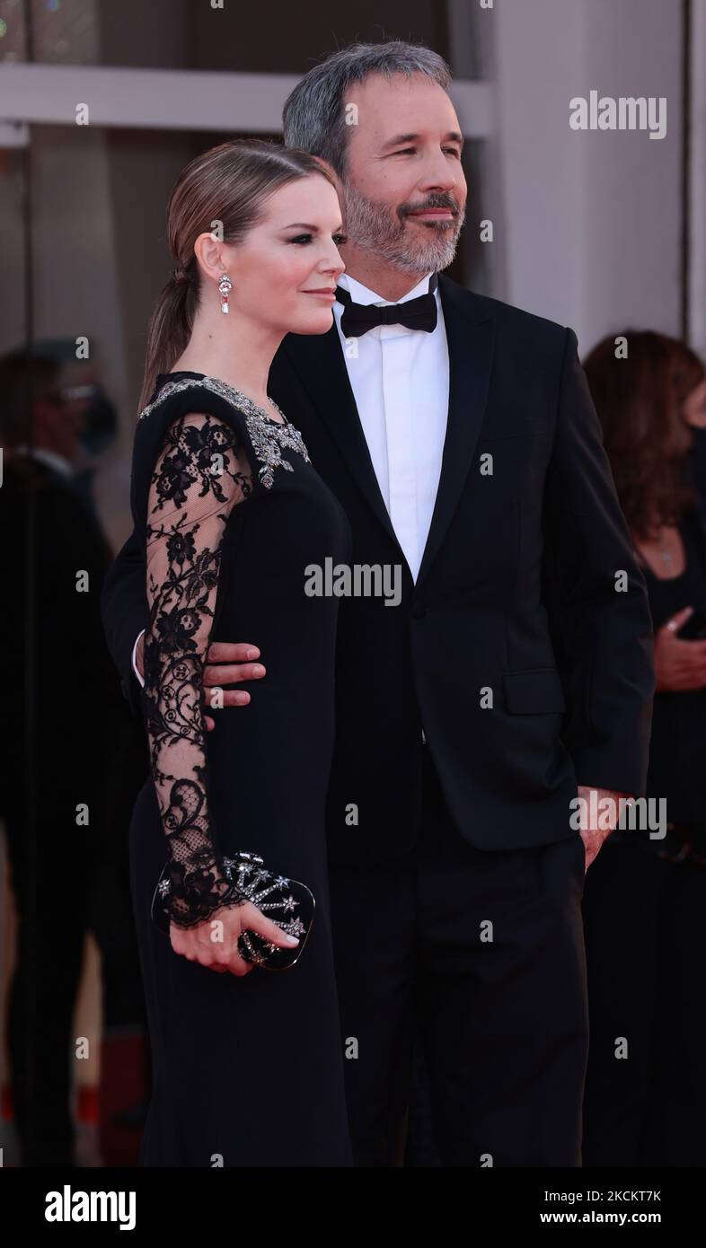 Denis Villeneuve attends the red carpet of the movie "Dune" during the ...