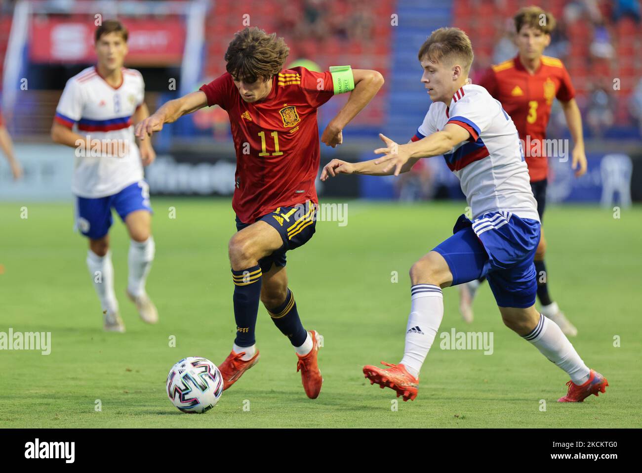 Bryan Gil of Spain u21 in action during the UEFA Euro Under 21 ...