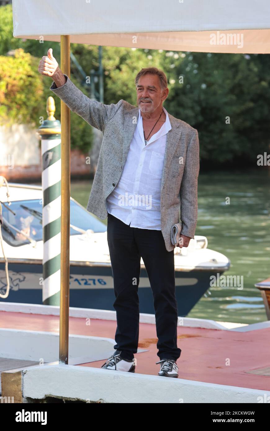 Fabio Testi on September 4, 2021 in Venice, Italy as part of the 78th ...