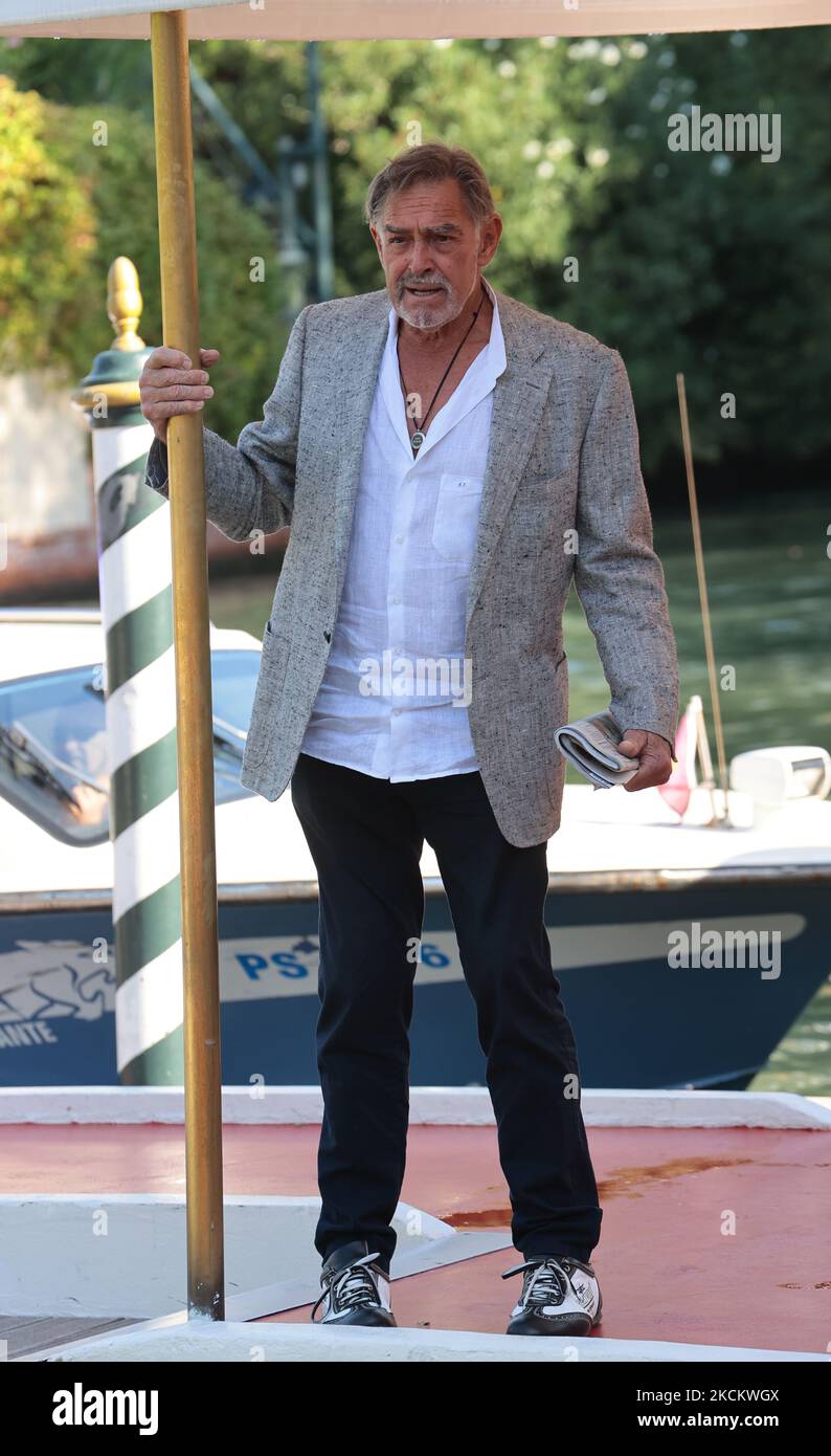 Fabio Testi on September 4, 2021 in Venice, Italy as part of the 78th ...