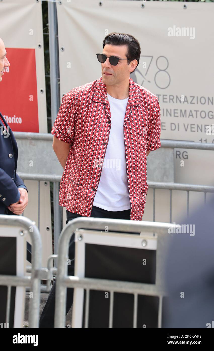 Oscar Isaac on September 4, 2021 in Venice, Italy as part of the 78th ...