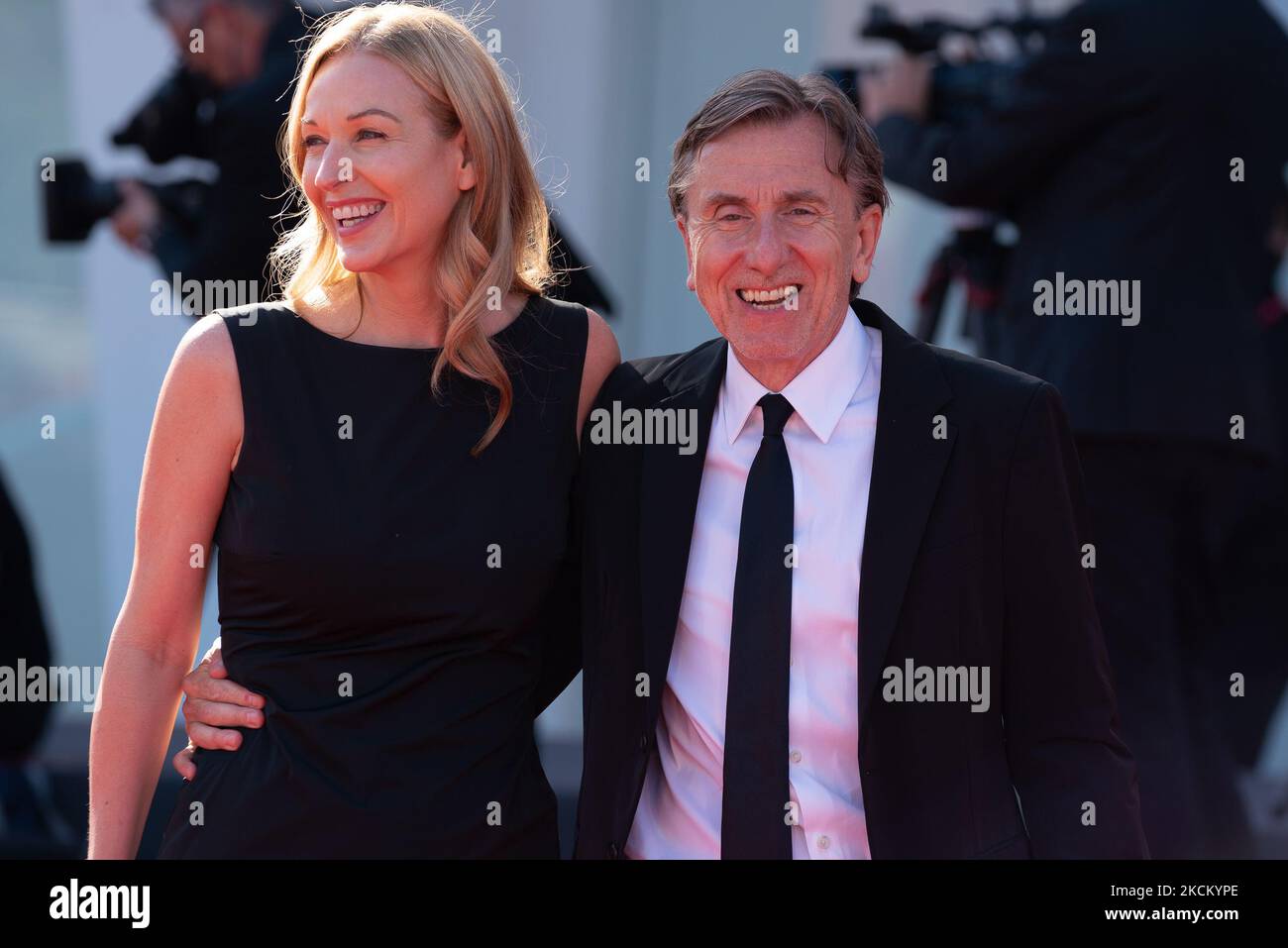 Nikki Butler and Tim Roth arrive on the red carpet ahead of the ...