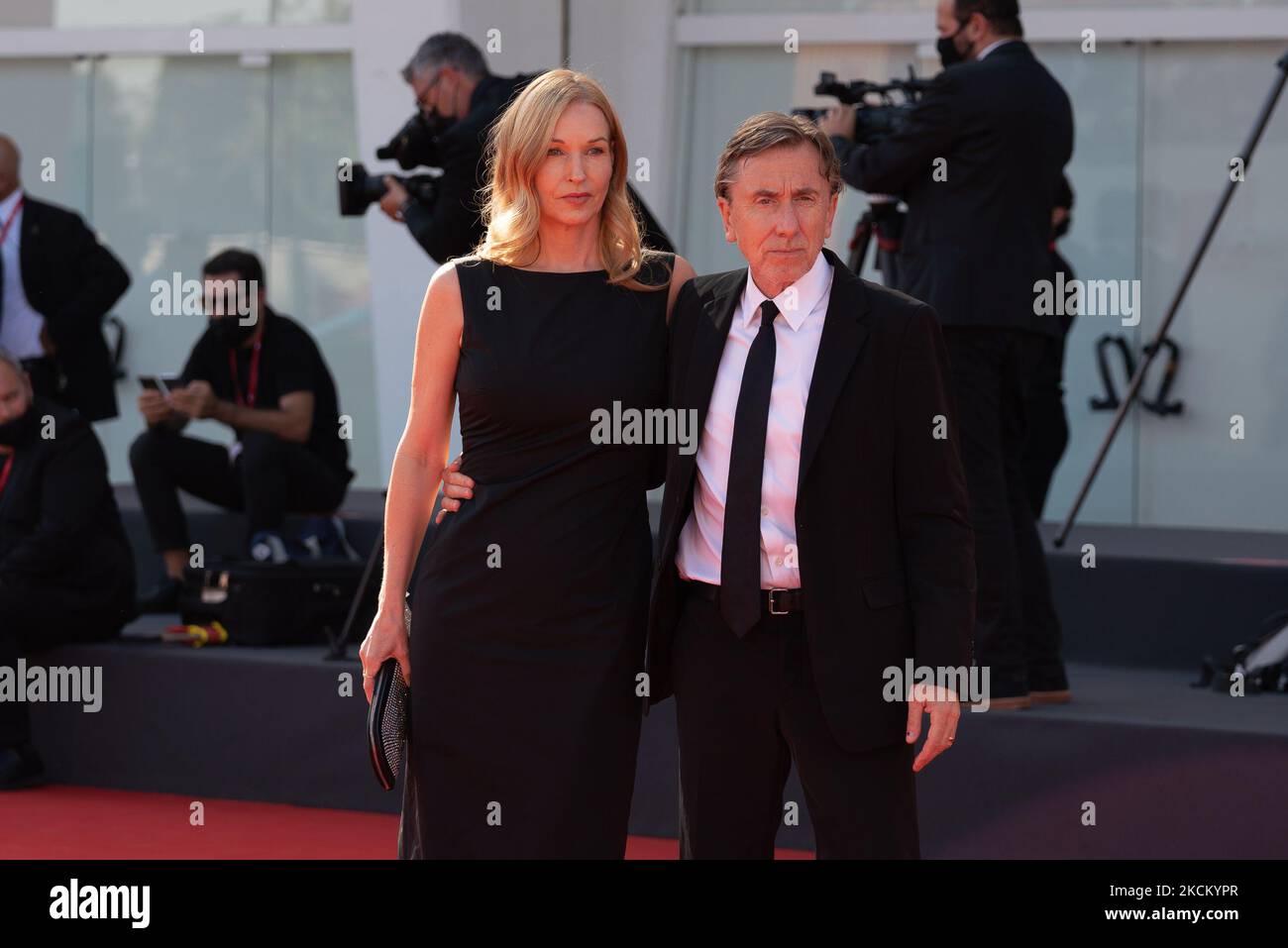 Nikki Butler and Tim Roth arrive on the red carpet ahead of the ...