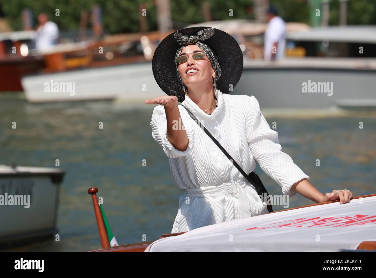Nina Zilli arrives at the 78th Venice International Film Festival on ...