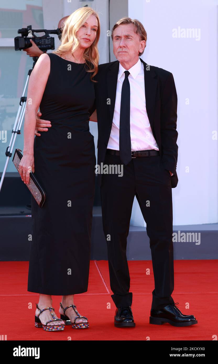 Nikki Butler and Tim Roth attends the red carpet of the movie "Sundown ...