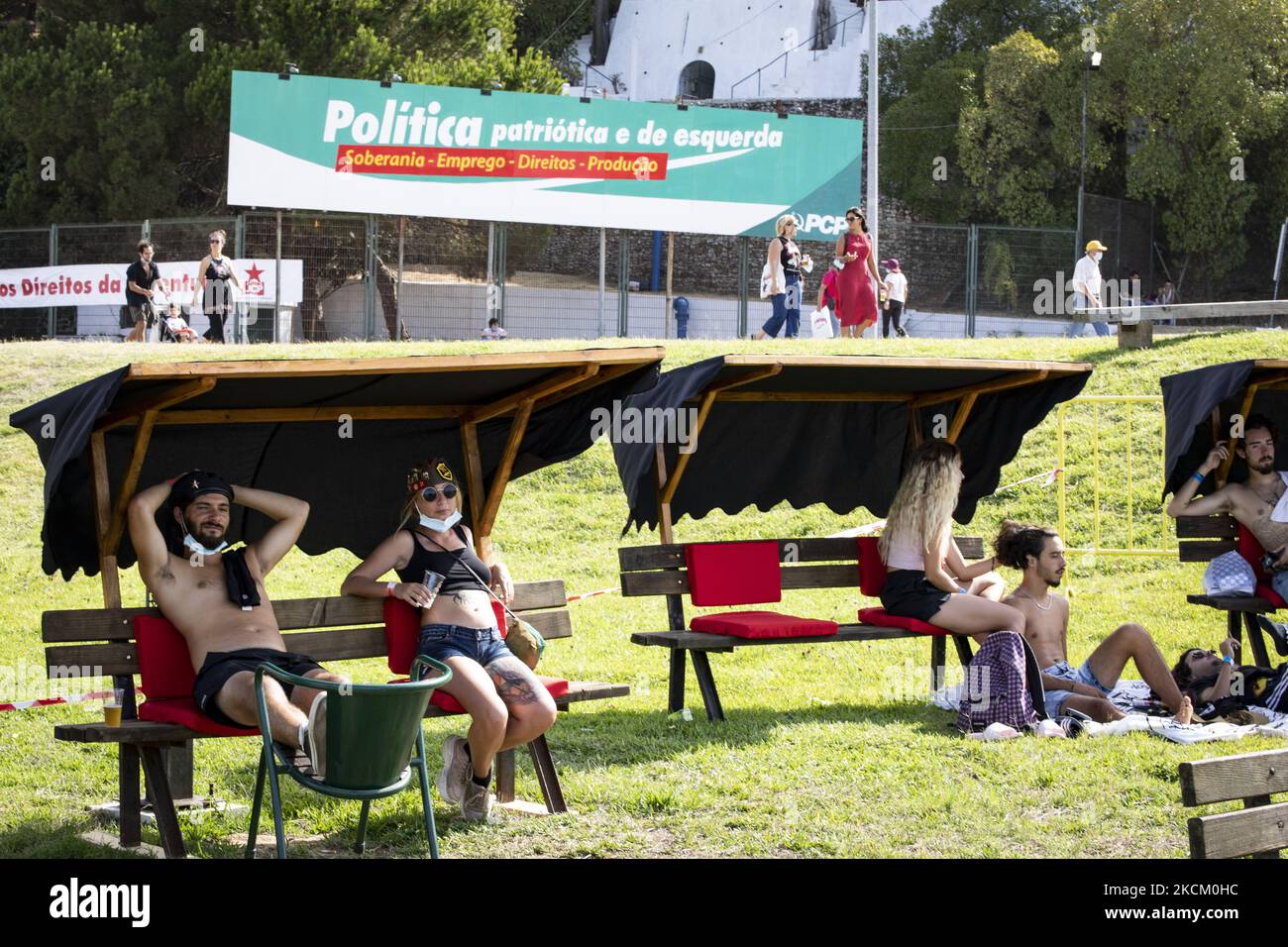The last day of three days of the Festa do Avante, of the Portuguese ...