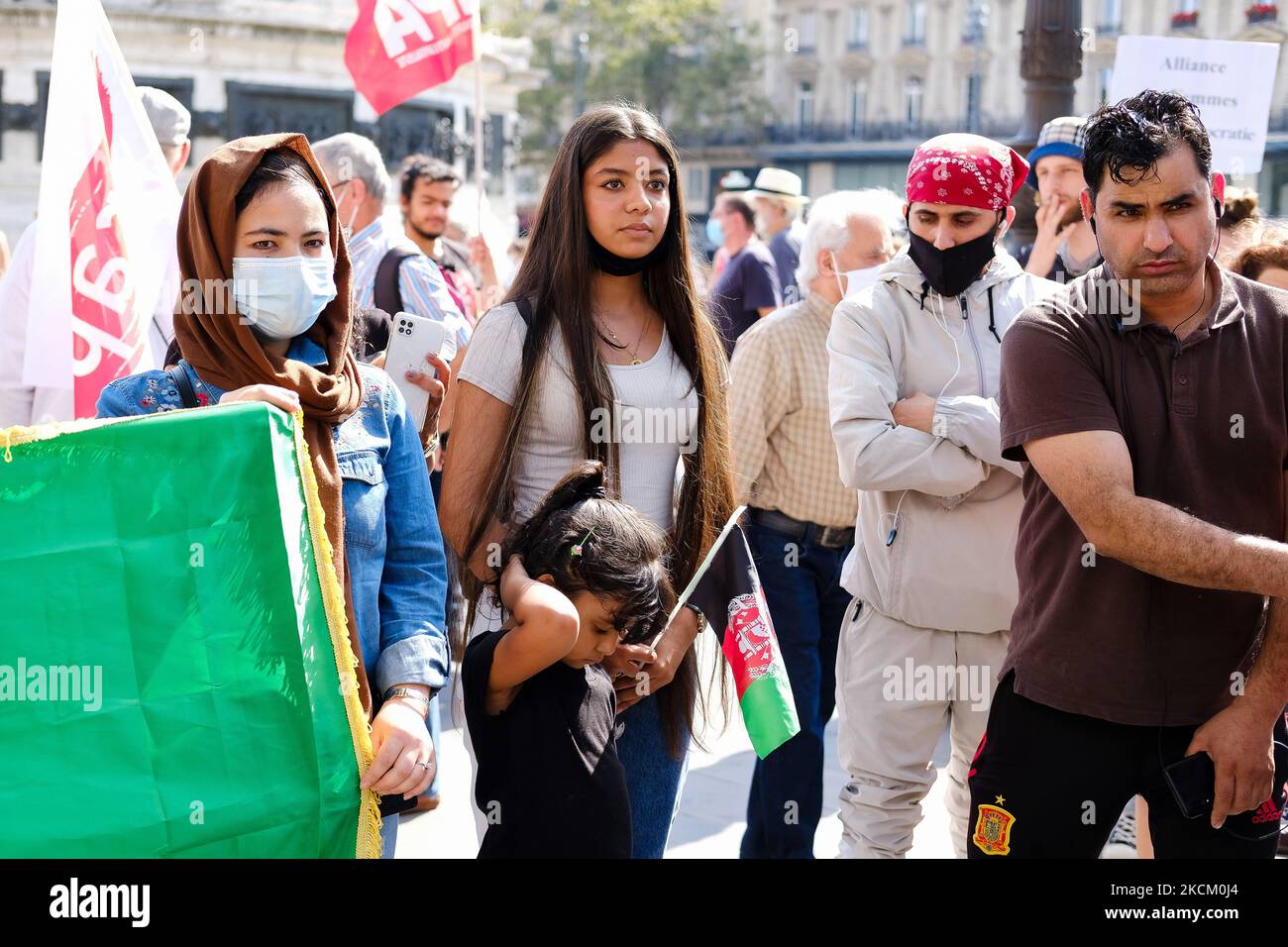 Rally for the Afghan people at the call of many associations, left-wing ...