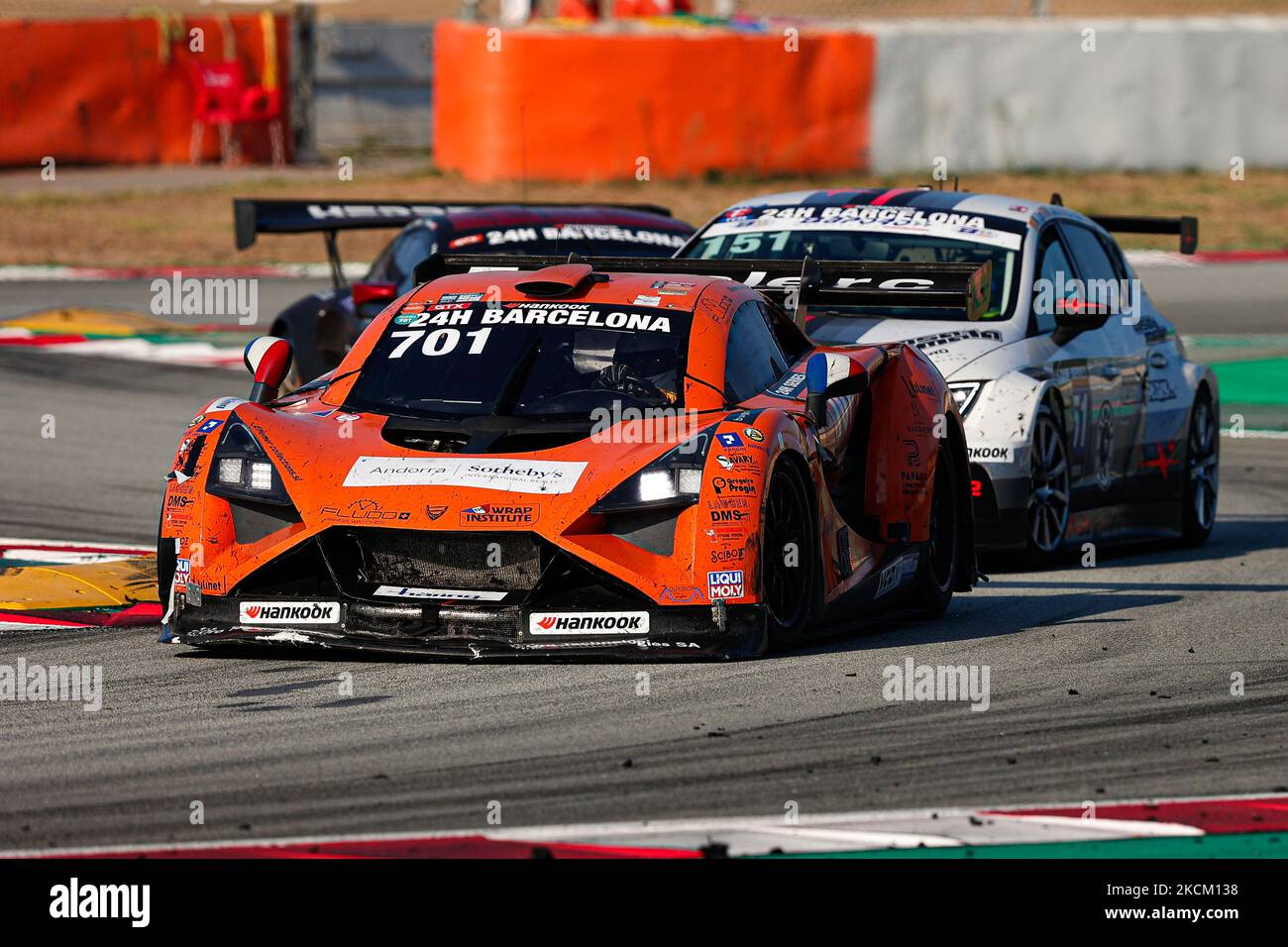 Vortex V8 team with Vortex 1.0 during the HANKOOK 24H BARCELONA 2021 ...