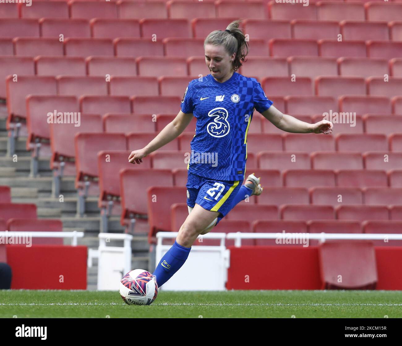 Chelsea Ladies Niamh Charles in action during Barclays FA Women's Super ...