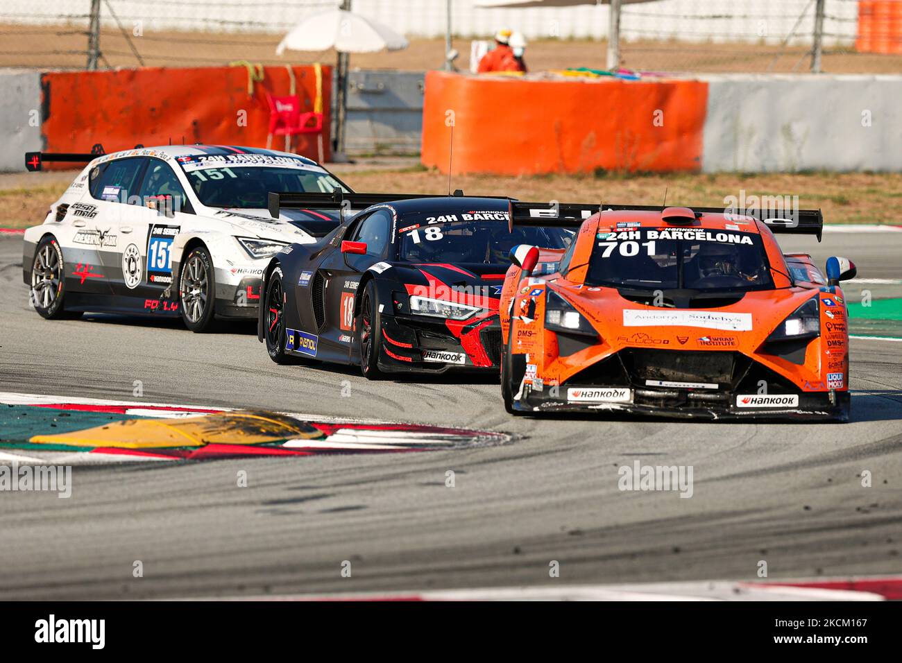 Vortex V8 team with Vortex 1.0 during the HANKOOK 24H BARCELONA 2021 ...