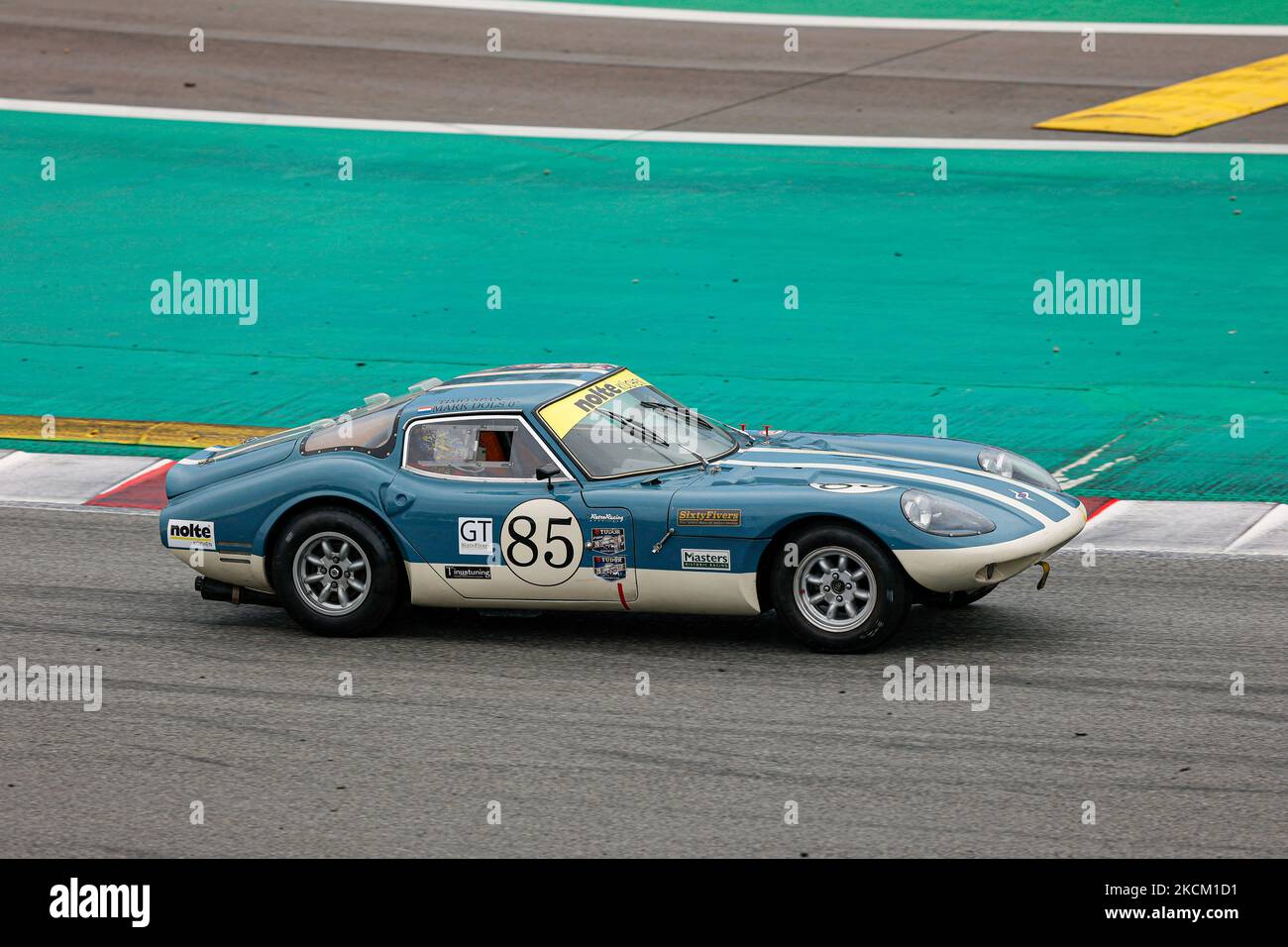 DOLS, Mark with Marcos 1800 GT during the NKHTGT Historic Racing ...