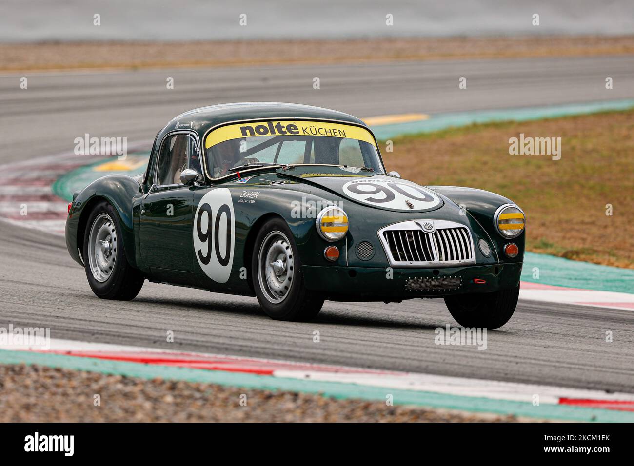 BRON, Dennis with MGA Twin Cam Coupe during the NKHTGT Historic Racing ...