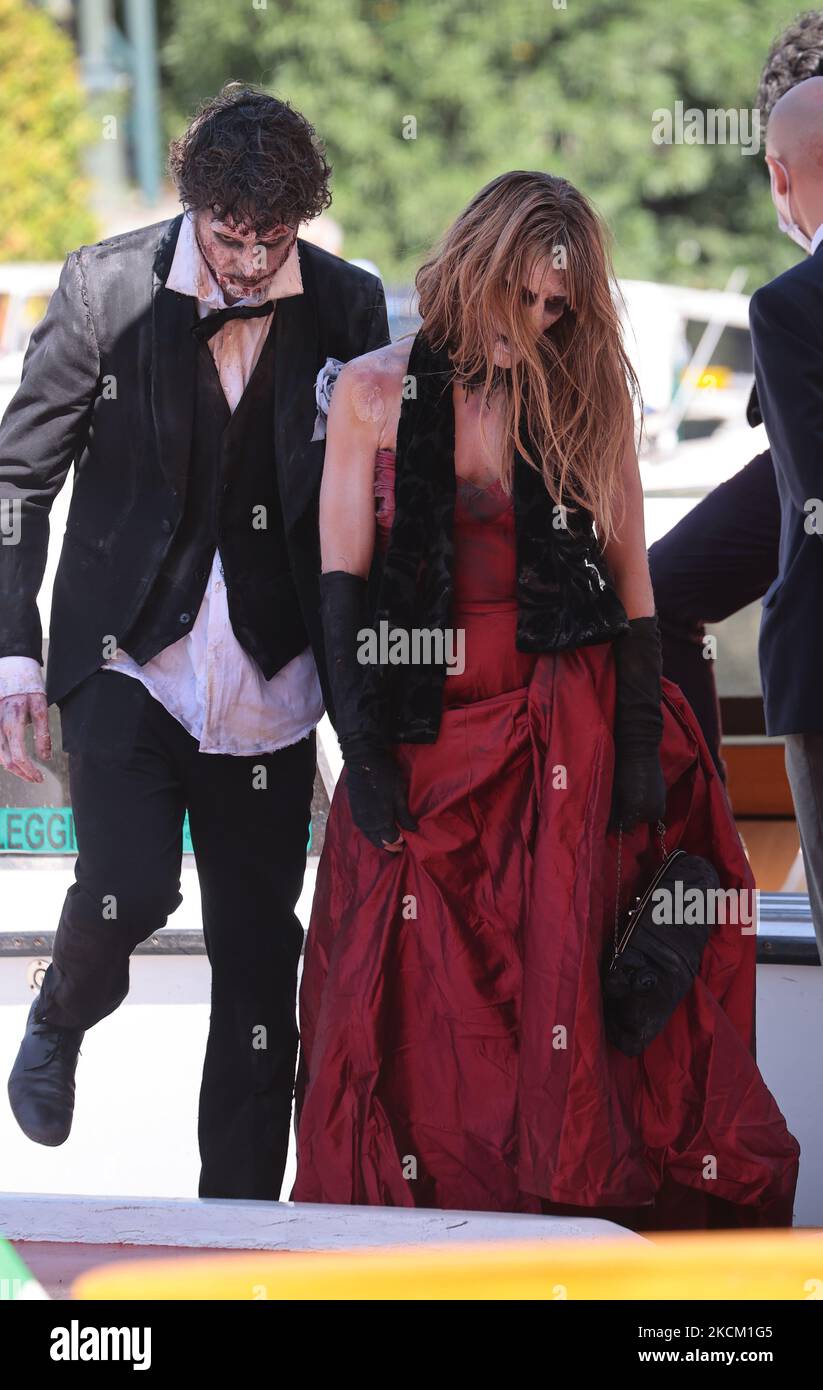Zombie walk during the 78th Venice International Film Festival on ...