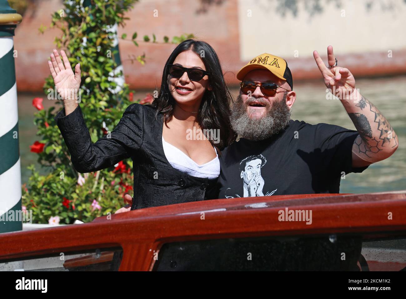 Moran Atias, Darko Peri? arrives at the 78th Venice International Film ...