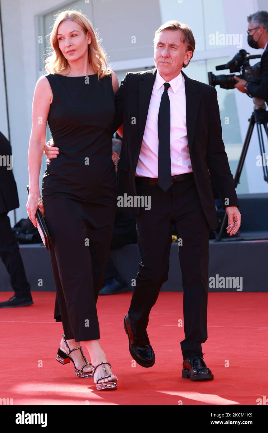 Nikki Butler and Tim Roth attends the red carpet of the movie "Sundown ...