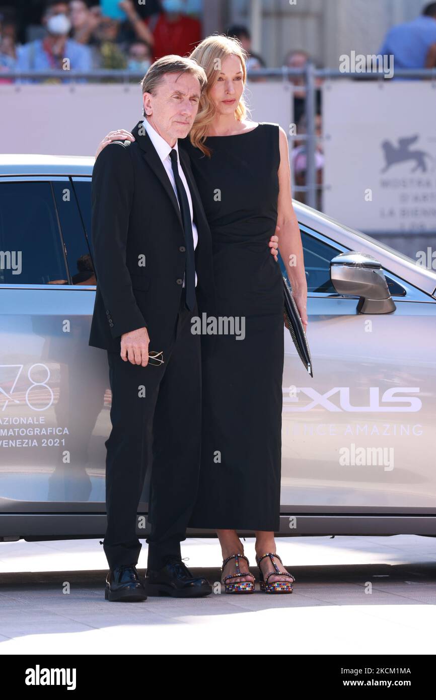 Nikki Butler and Tim Roth attends the red carpet of the movie "Sundown ...
