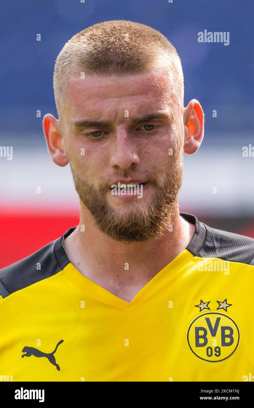 Ole Pohlmann of Borussia Dortmund II looks on during the 3. Liga match ...