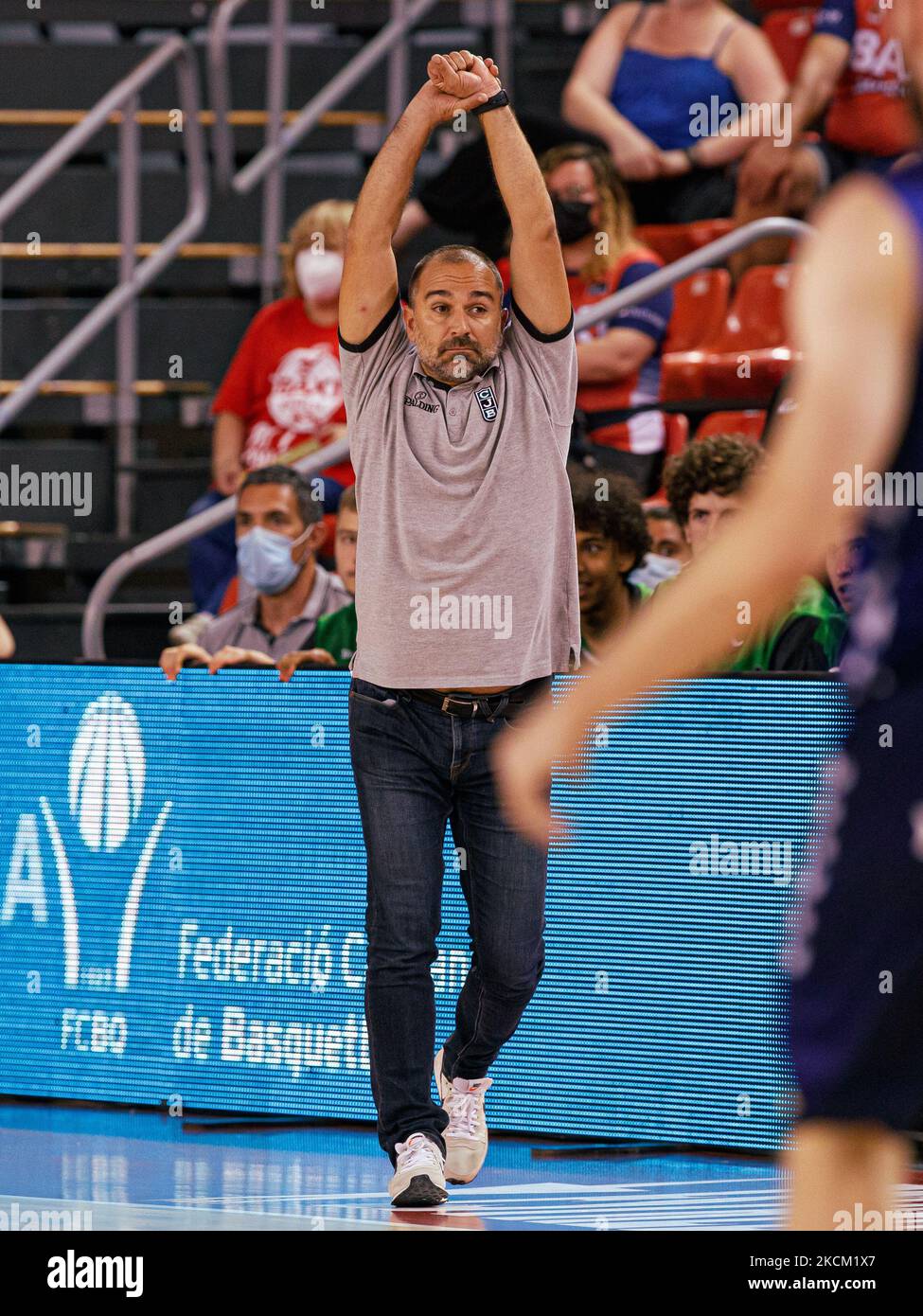 Carles Duran of Joventut Badalona during the LLigues Catalanes math ...