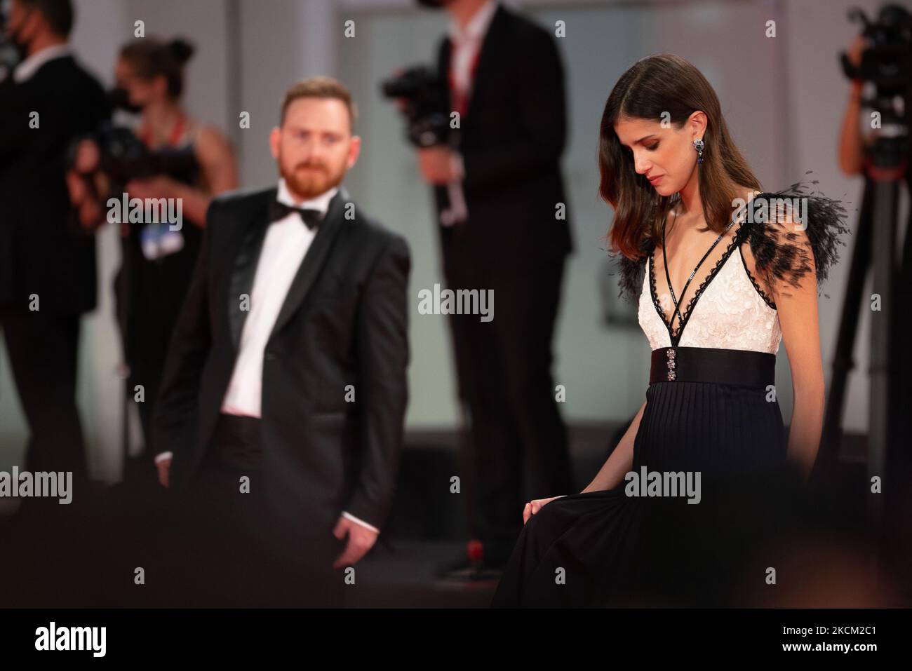 Benedetta Porcaroli attends the red carpet of the movie "La Scuola ...