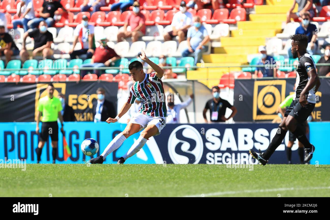 Chapi Romano of Estrela Amadora SAD in action during the Liga Portugal ...