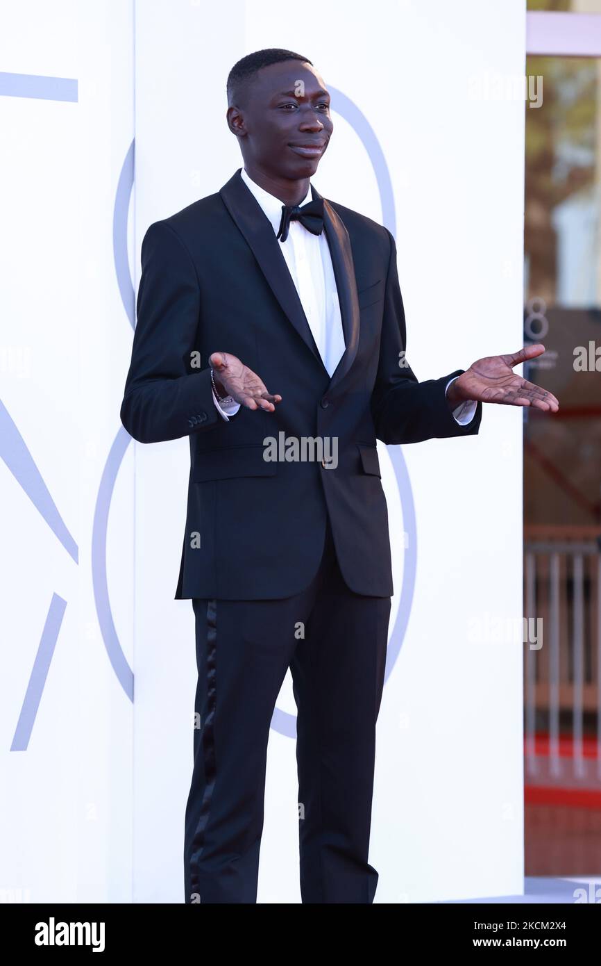 Khaby Lame attends the red carpet of the movie "Illusions Perdues ...