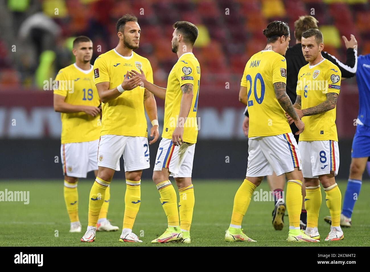 Virgil Ghi??, Andrei Cordean, Dennis Man, Alexandru Cicaldau in action ...