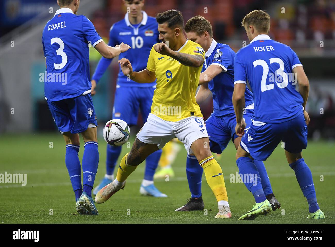 Jovan Markovic in action during the FIFA World Cup qualifying round ...