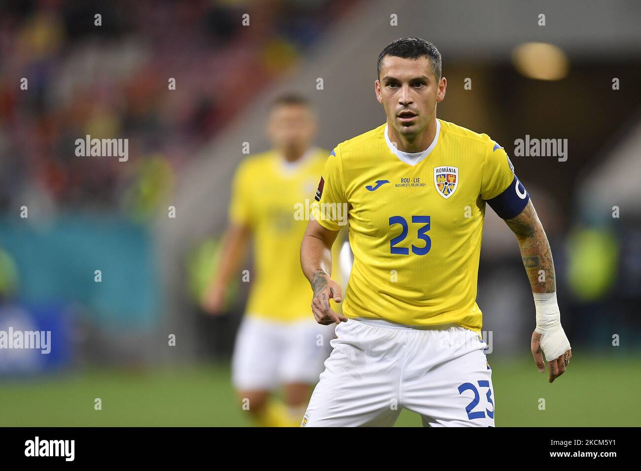 Nicolae Stanciu in action during the FIFA World Cup qualifying round ... Nicolae Stanciu in action during the FIFA World Cup qualifying round ...
