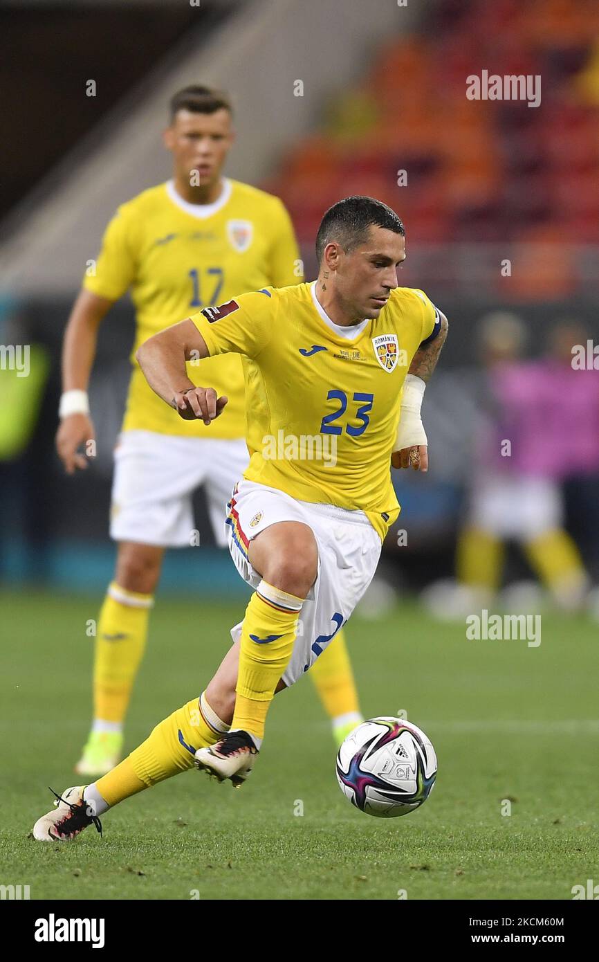 Nicolae Stanciu in action during the FIFA World Cup qualifying round ... Nicolae Stanciu in action during the FIFA World Cup qualifying round ...