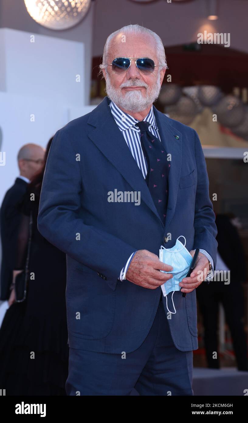 Aurelio De Laurentiis attends the red carpet of the movie "Freaks Out ...