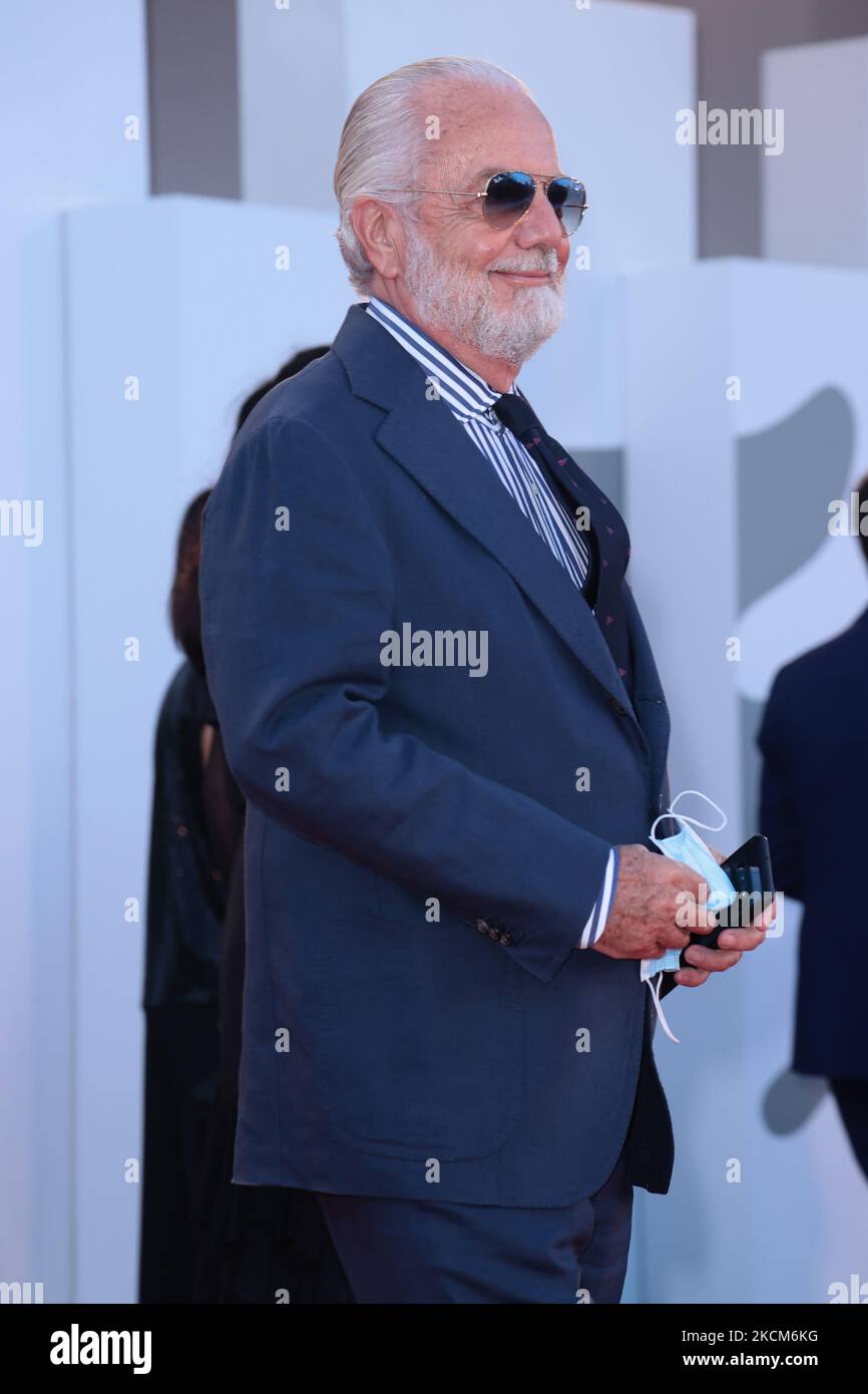 Aurelio De Laurentiis attends the red carpet of the movie "Freaks Out ...