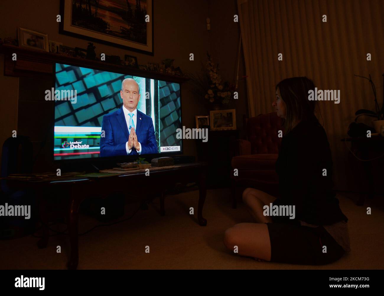 Canada leader debate 2021 hi-res stock photography and images - Alamy