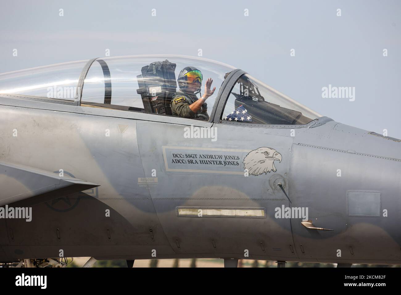 McDonnell Douglas F-15C Eagle fighter jet of the United States - US Air ...