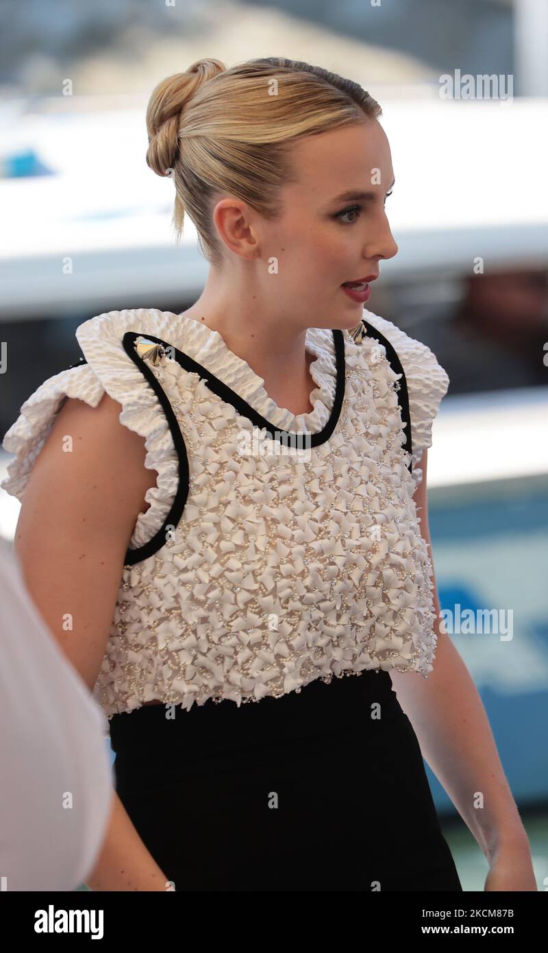 Jodie Comer arrives at the 78th Venice Film Festival in Venice, Italy ...