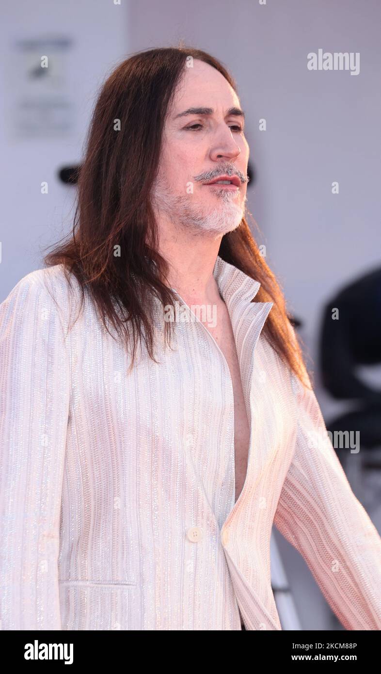 Manuel Agnelli attend the red carpet of the movie "America Latina ...