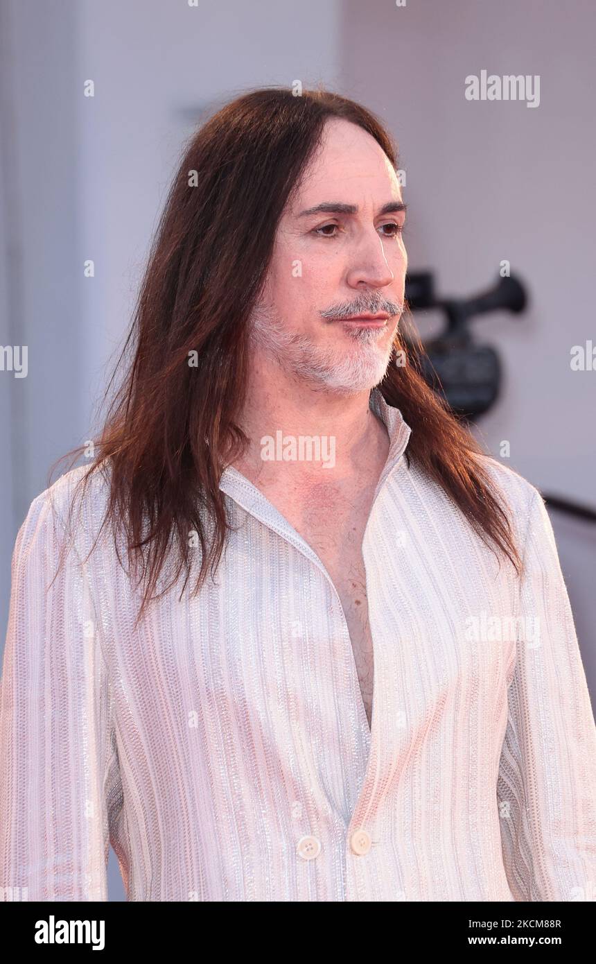Manuel Agnelli attend the red carpet of the movie "America Latina ...