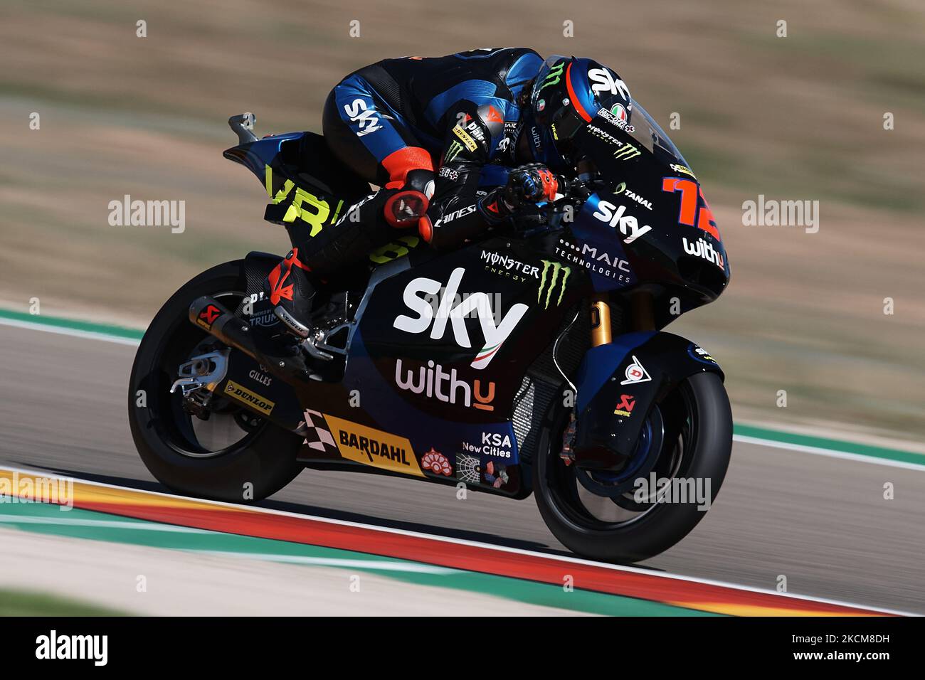 Marco Bezzecchi (#72) of Italy and Sky Racing Team VR46 Kalex during ...