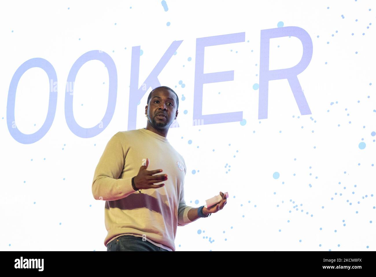 Microsoft Corporate Affairs Specialist Darrell Booker at the second day ...