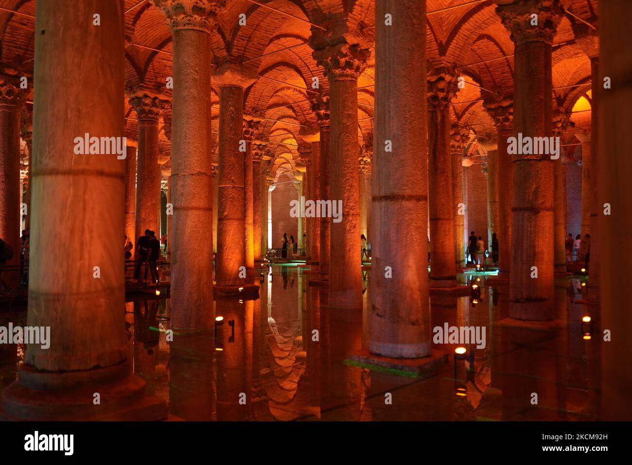 ISTANBUL, TURKIYE - SEPTEMBER 11, 2022: Inside of Basilica Cistern in ...
