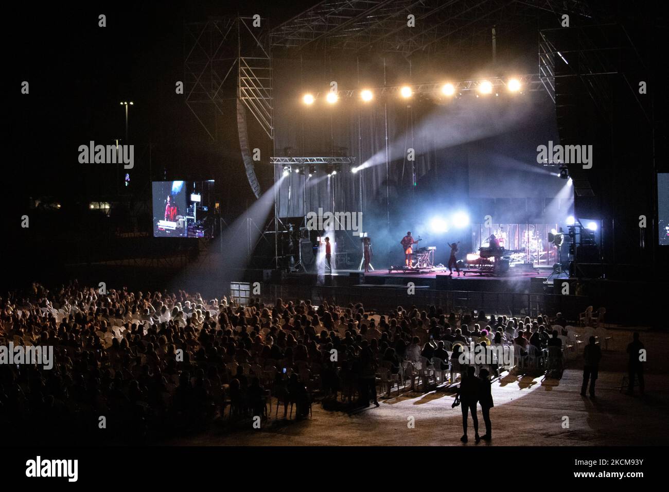 Concert of the singer Zahara at the Miguel Rios Auditorium during the ...