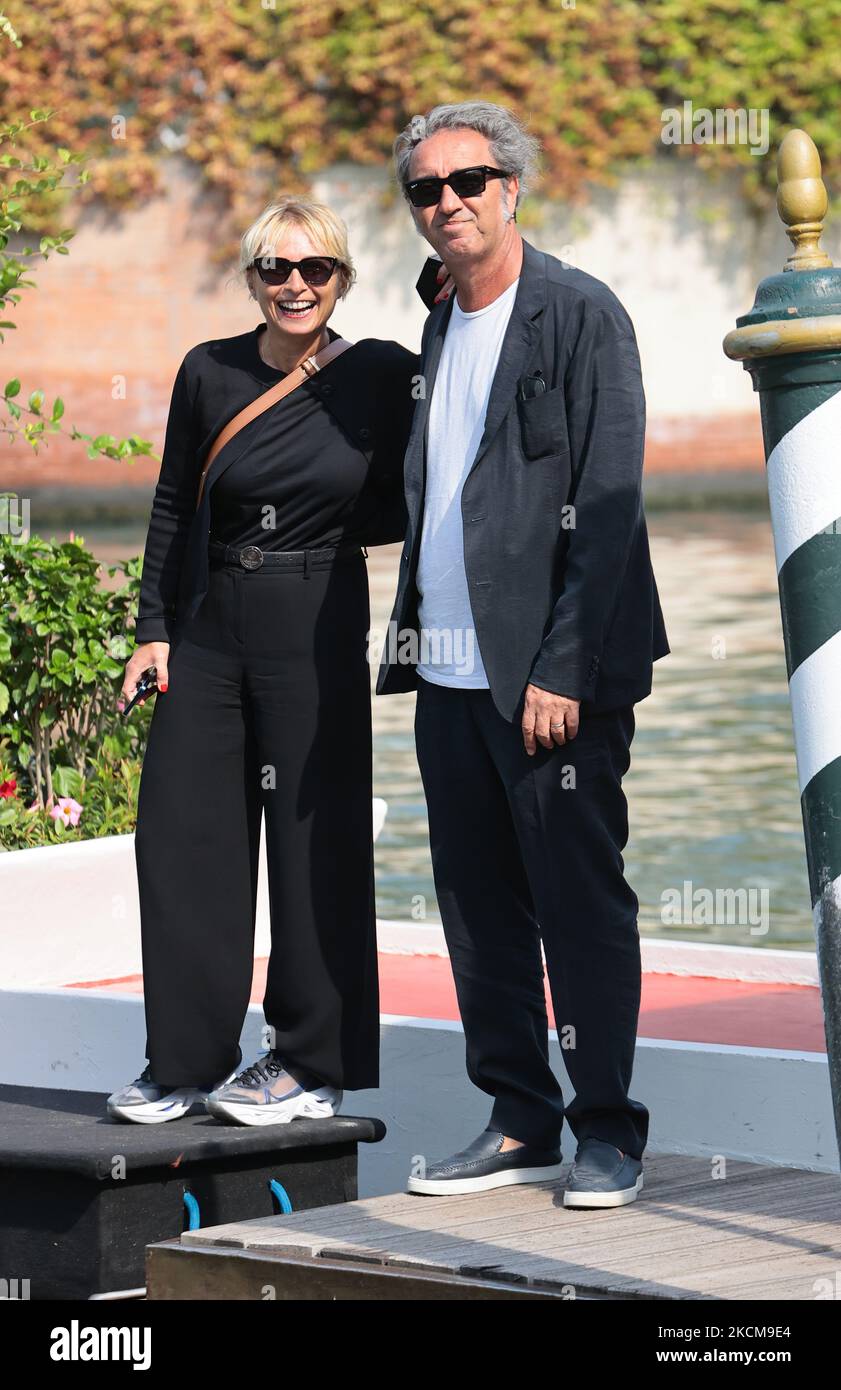 Daniela D'Antonio, Paolo Sorrentino during the 78th Venice ...