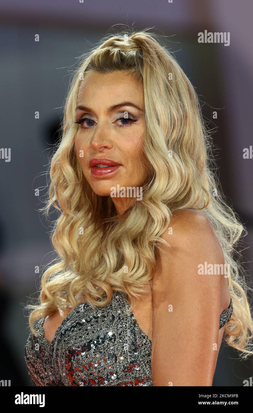 Valeria Marini attend the red carpet of the movie "The Last Duel ...