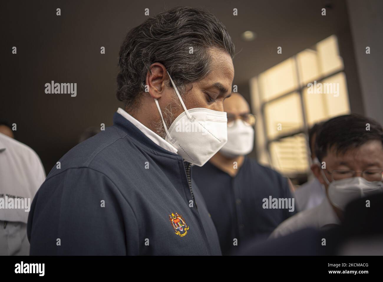 Malaysian Health Minister Khairy Jamaluddin seen at Penang Hospital in ...