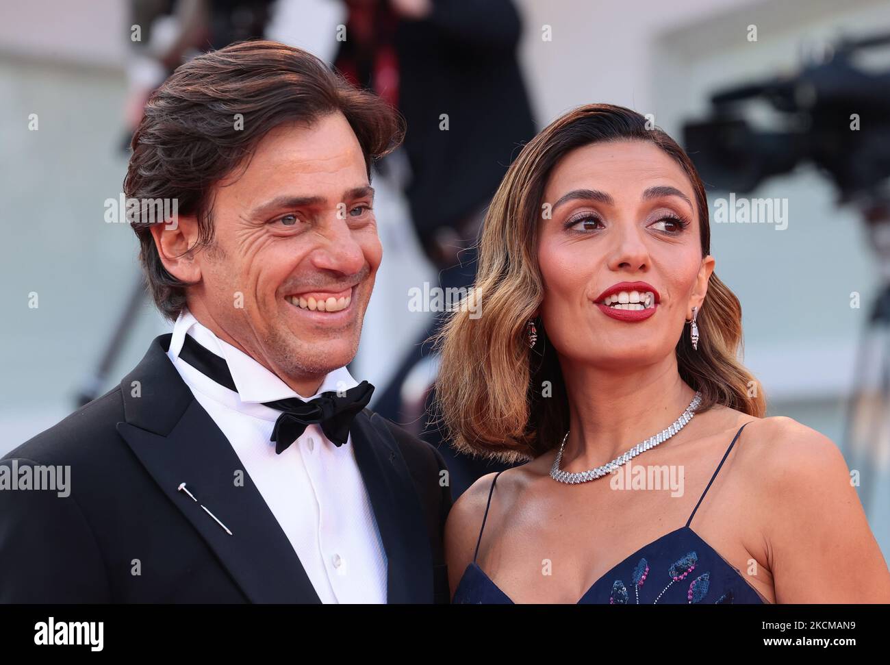 Serena Rossi, Davide Devenuto on the closing ceremony red carpet during ...