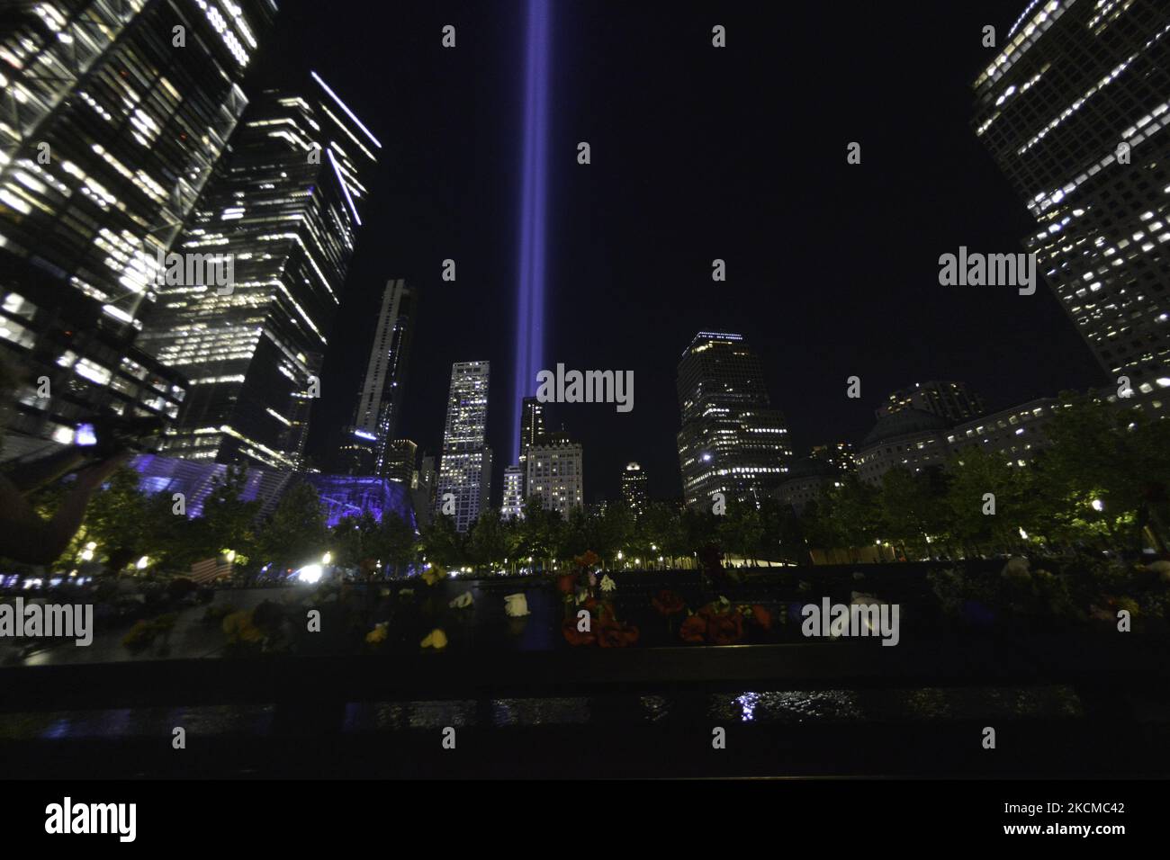 Tribute to New York City in Light in Memory of 911 Attack Light Up the ...