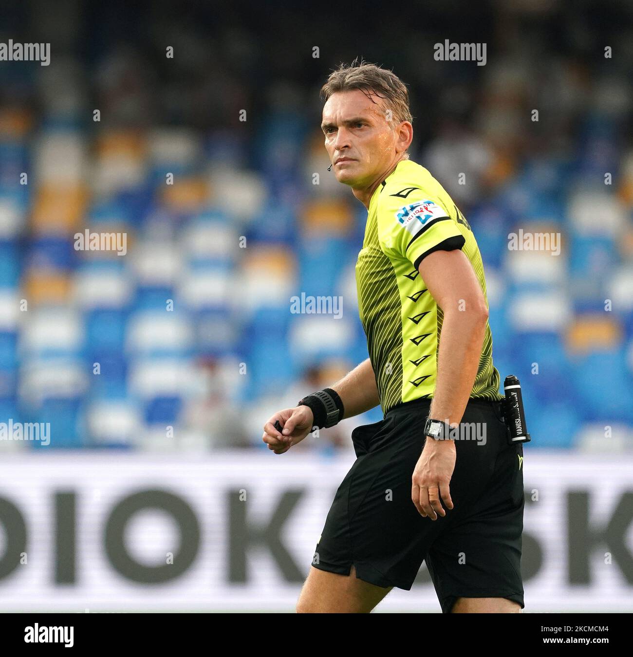 Massimiliano Irrati, referee, during the Serie A match between Ssc ...