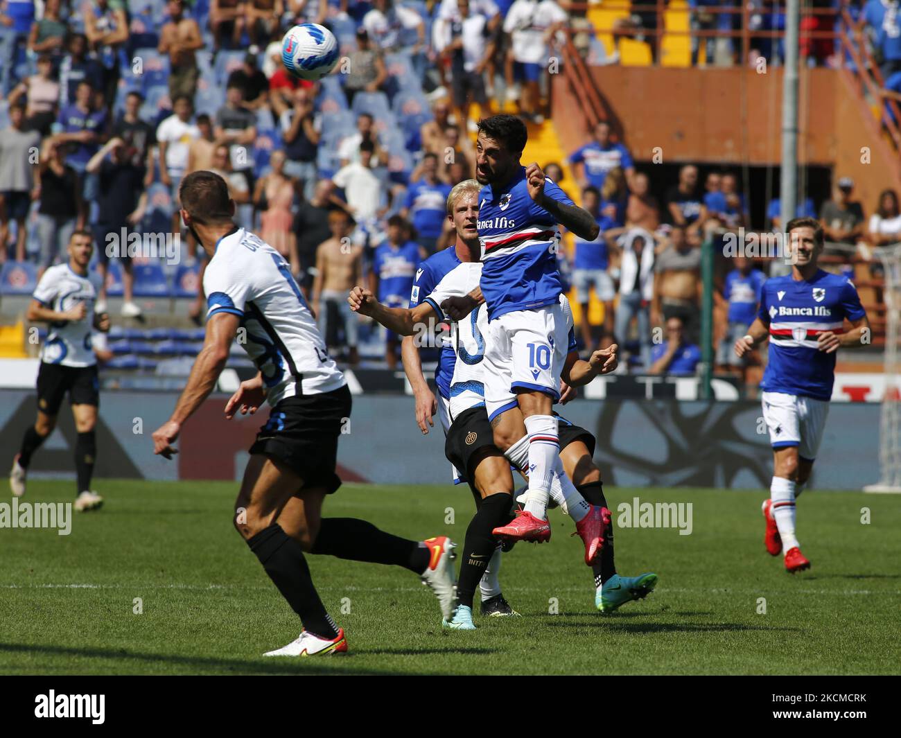 Francesco Caputo during Serie A match between Sampdoria v Inter in ...