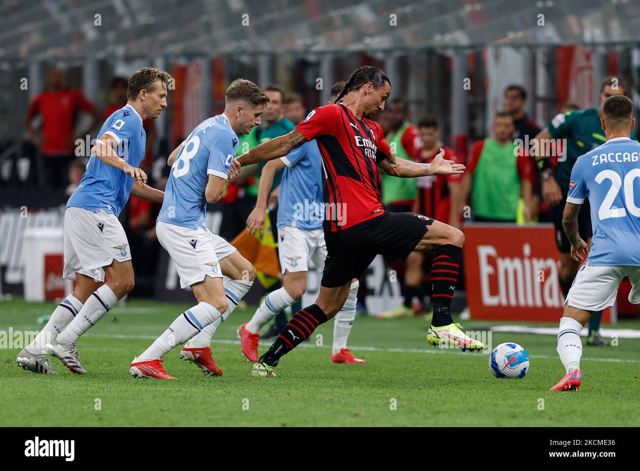 Lazio players during hi-res stock photography and images - Alamy