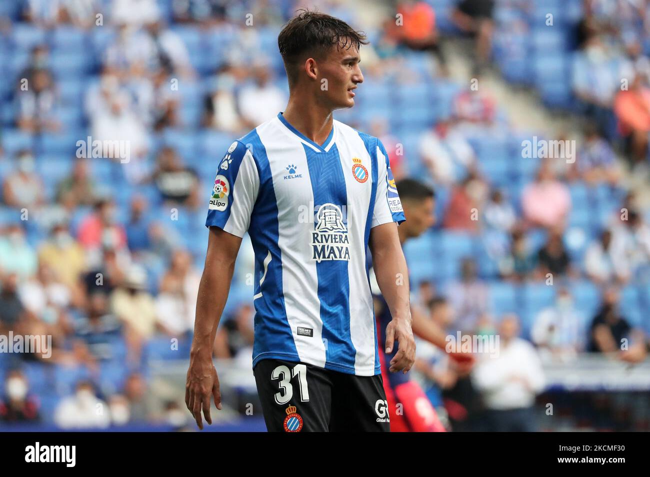 Lluis Recasens during the match between FC RCD Espanyol and Atletico de ...