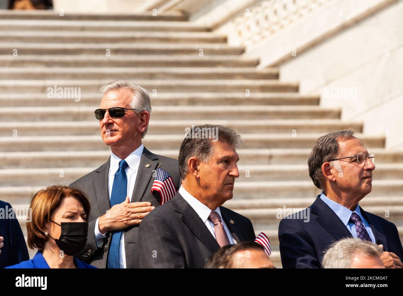 Senator Tommy Tuberville (top), Republican of Alabama and staunch Trump ...